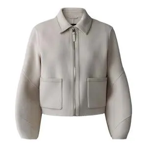 Mackage Solana Double-face Wool Jacket - Coffee