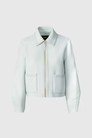Mackage Solana Double-face Wool Jacket - Coffee