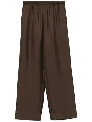 Loulou De Saison Loulou Studio Alera Straight-leg Trousers - Brown