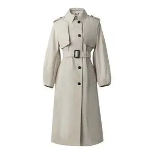 Mackage Alia Long Coat With Balloon Sleeves - Trench