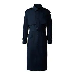 Mackage Beau Single-breasted Coat - Navy