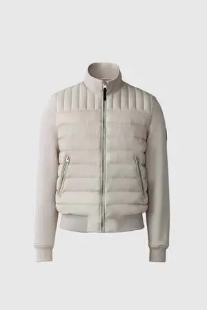 Mackage Nano Down Mixed Media Bomber Jacket Trench