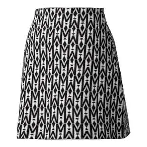 Mackage Jacquard Monogram A-line Skirt - Black