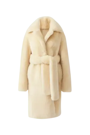 Mackage Etienne Shearling Coat - Ceramic