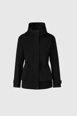 Mackage Kaori-lvs Hybrid Peplum Jacket - Black