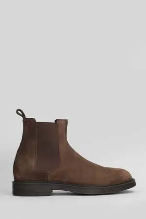HENDERSON BARACCO Henderson Baracco Suede Ankle Boots - Brown