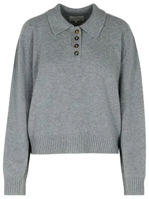 Loulou De Saison Homere Cashmere Sweater - Grey