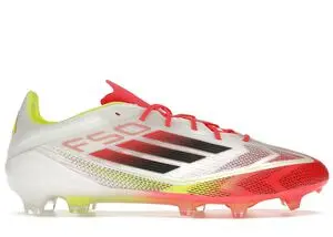 Adidas F50 Elite Fg Solar Pack Sneakers - Cloud White/core Black/solar Yellow
