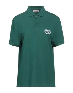 Valentino Garavani Polo Shirt Size Cotton, Polyester - Green
