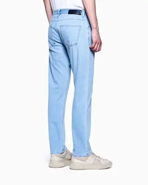 Giorgio Armani Five-pocket Regular-fit Trousers - Blue