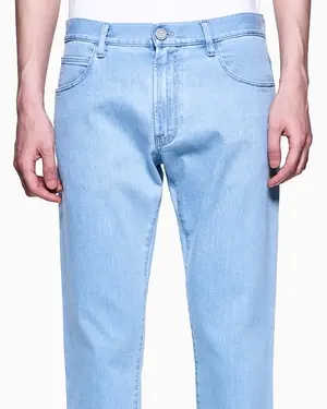 Giorgio Armani Five-pocket Regular-fit Trousers - Blue