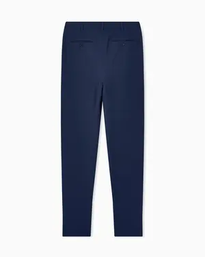 Giorgio Armani Wool Seersucker Trousers