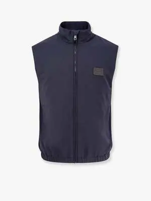 Dolce & Gabbana Wool Blend Sleeveless Jacket