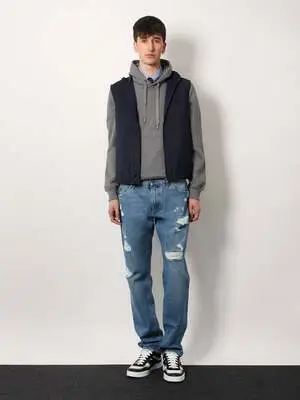 Dolce & Gabbana Wool Blend Sleeveless Jacket