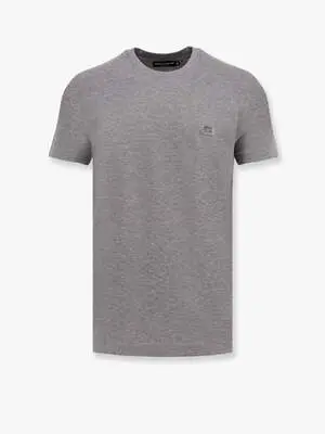 Dolce & Gabbana Cotton Tshirt With Metal Logo Detail