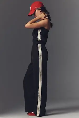BISHOP + YOUNG Strapless Stripe Jumpsuit