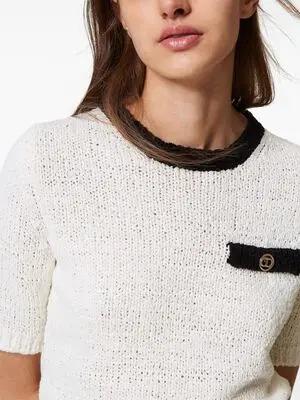 TWINSET Cropped Jumper - Multicolour