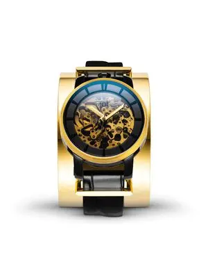 FOB PARIS R360 36mm Cuff Watch - Gold
