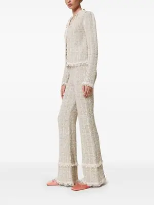 TWINSET Bouclé Lurex Trousers