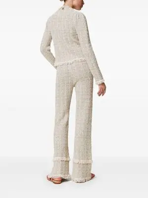 TWINSET Bouclé Lurex Trousers