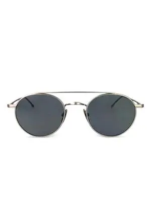 Thom Browne Titanium Round Sunglasses - Grey