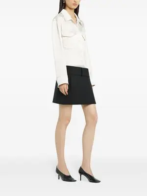 COURREGES Satin Shirt - White