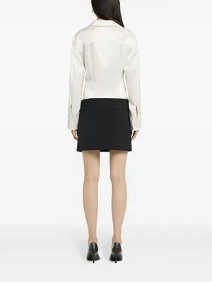 COURREGES Satin Shirt - White