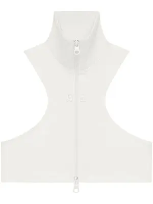 Courreges High Neck Performance Tops For Women