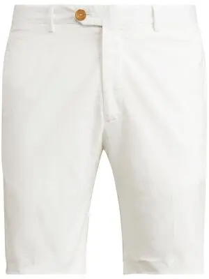 Ralph Lauren Purple Label Stretch-cotton Bermuda Shorts - White