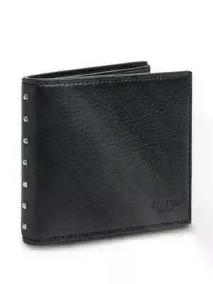 Valentino Garavani Rockstud Leather Wallet - Black
