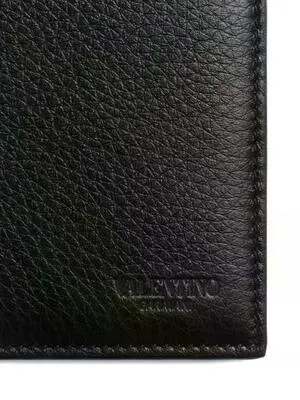Valentino Garavani Rockstud Leather Wallet - Black