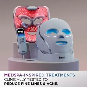 SHARK Cryoglow Led Face Mask - Blue Frost