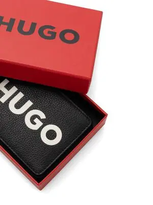 Hugo Logo-print Leather Wallet