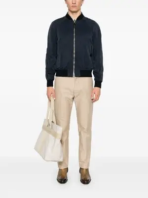 TOM FORD Gabardine Jacket - Blue