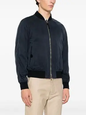 TOM FORD Gabardine Jacket - Blue