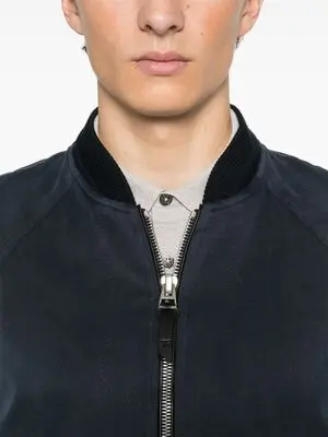 TOM FORD Gabardine Jacket - Blue