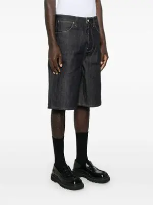 JIL SANDER Raw Denim Shorts