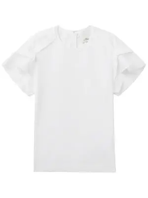 3.1 Phillip Lim Draped-detail T-shirt