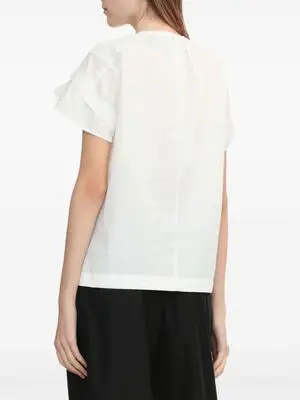 3.1 Phillip Lim Draped-detail T-shirt