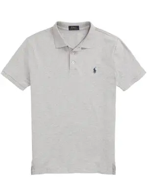 Polo Ralph Lauren Embroidered Polo Shirt - Grey