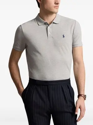 Polo Ralph Lauren Embroidered Polo Shirt - Grey