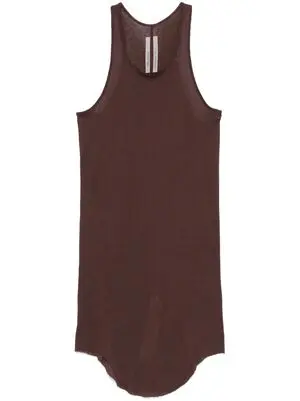Rick Owens Basic Rib Tank - Brown
