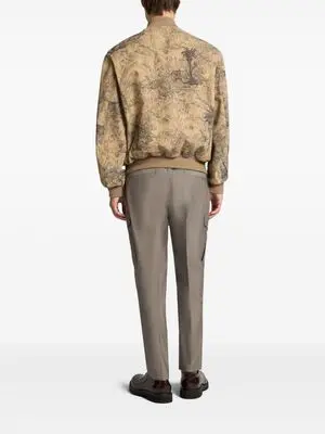 Etro Abstract Print Bomber Jacket