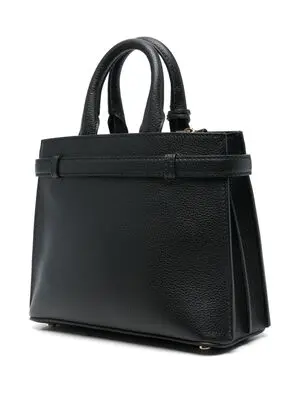 LANCEL Leather Tote Bag - Black