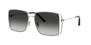 COACH Square Frame Sunglasses - Grey Gradient