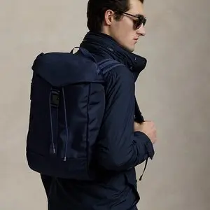 Ralph Lauren Tonal Logo Backpack - Newport Navy