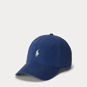 Ralph Lauren Linen Ball Cap - Dusty Azure