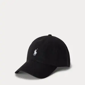 Ralph Lauren Linen Ball Cap - Polo Black