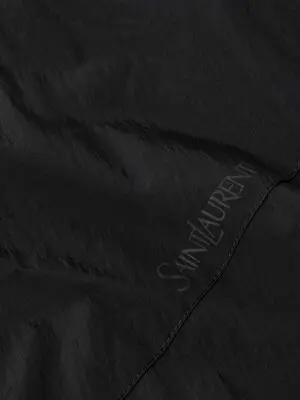 Saint Laurent Logo-embroidered Shell Bomber Jacket