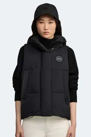 Canada Goose Junction Puffer Vest With D-ring Detail - Black